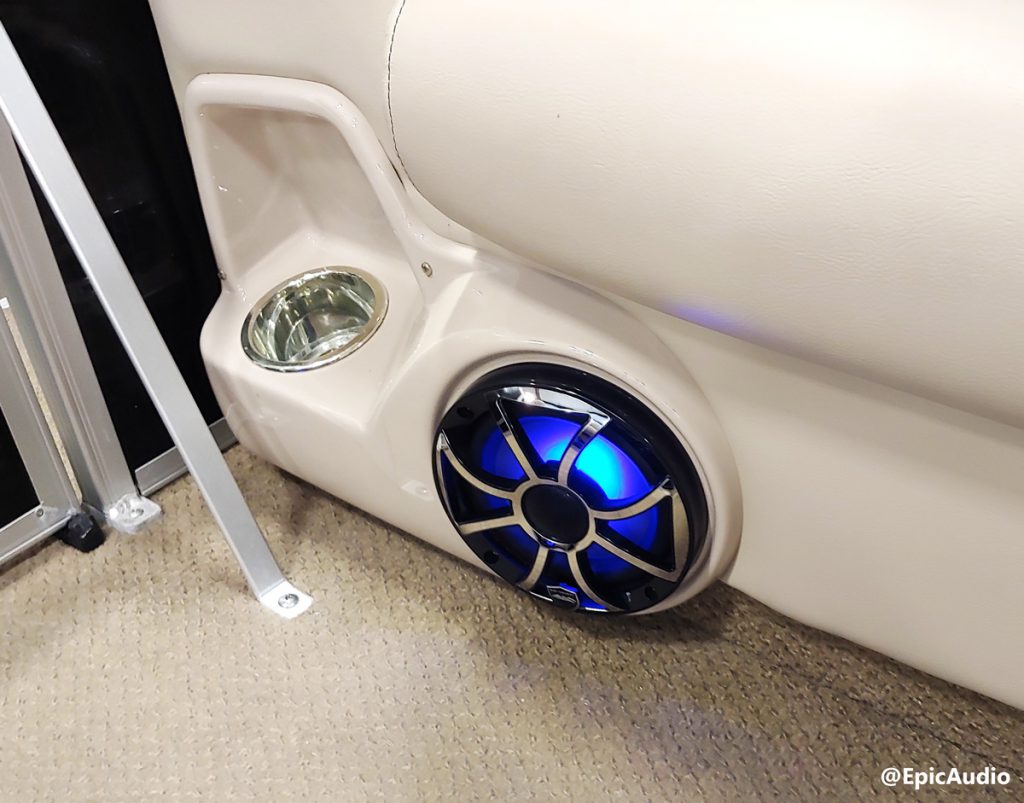 Princecraft Pontoon Upgraded at Epic Audio – Epic Audio Marine ...