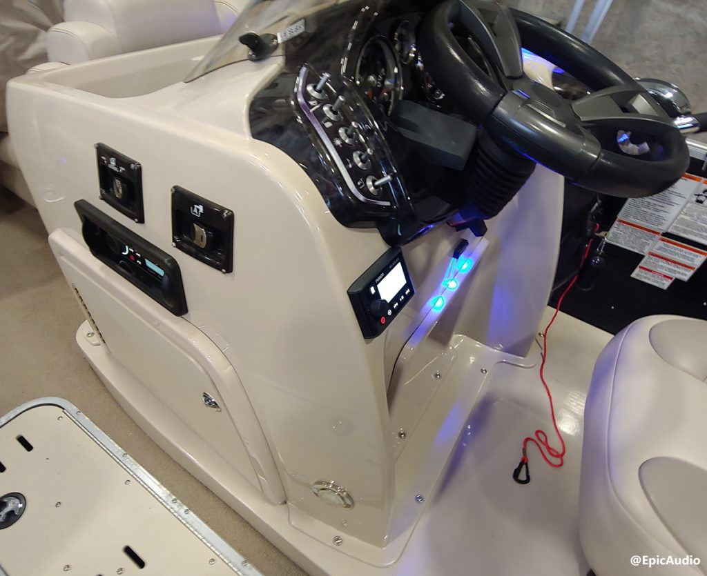 Princecraft Pontoon Upgraded at Epic Audio – Epic Audio Marine ...